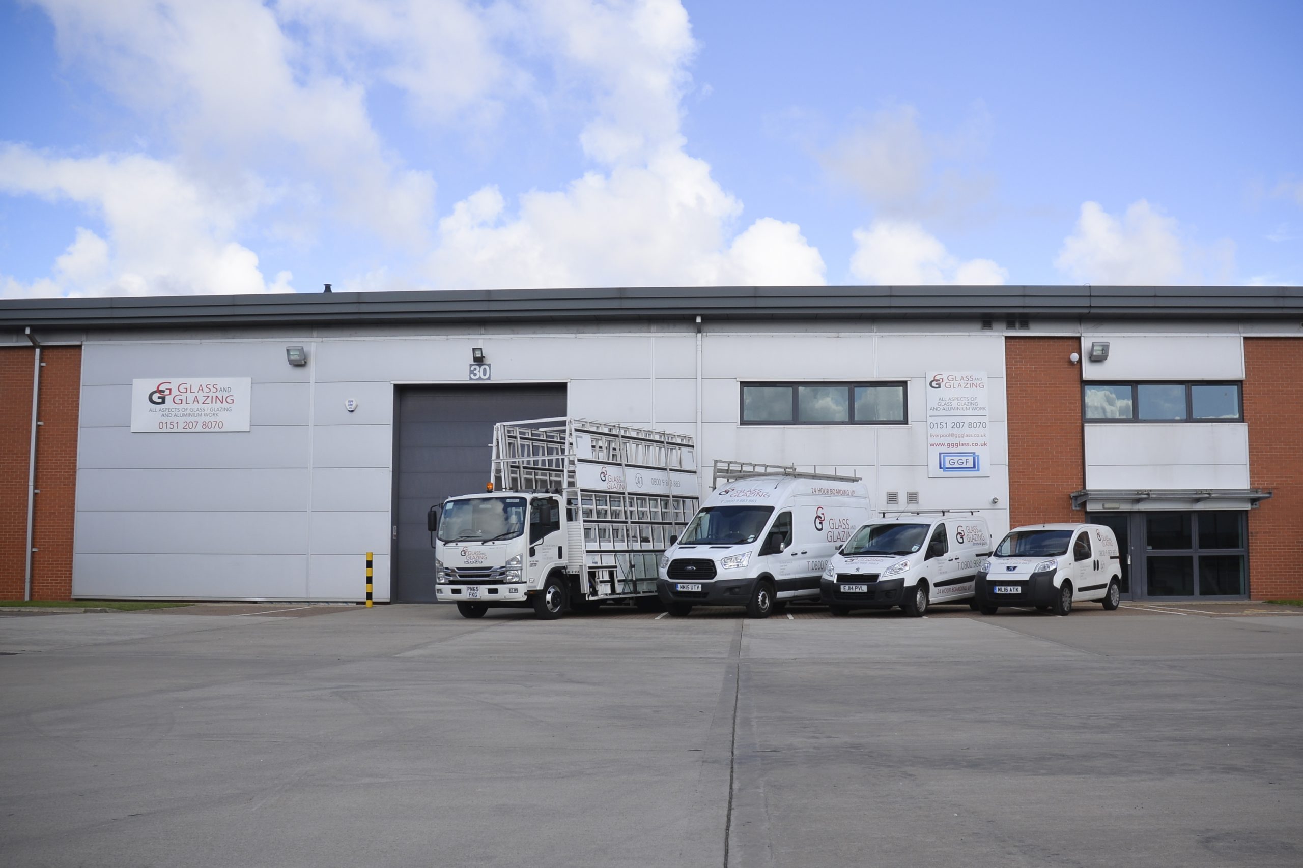 Branches - GG Glass & Glazing | Contract Glazing Specialists | UK