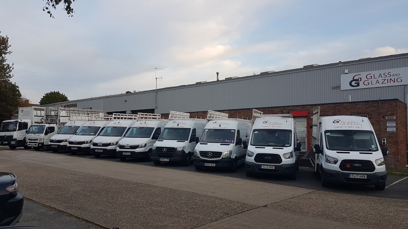 Branches - GG Glass & Glazing | Contract Glazing Specialists | UK